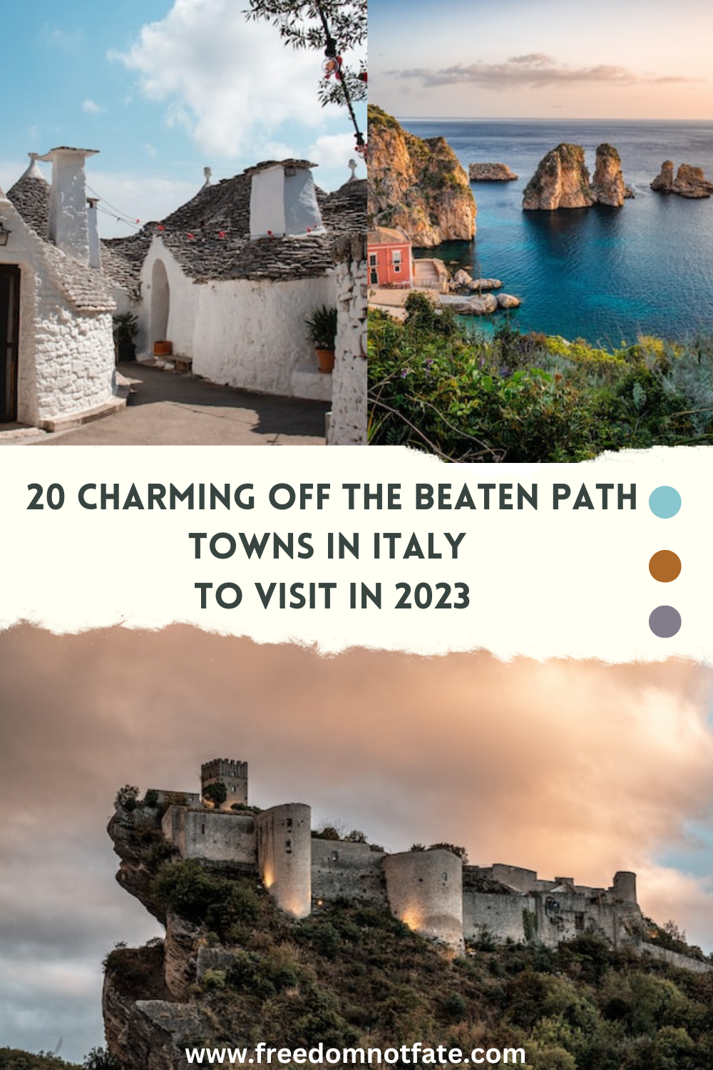 Off the Beaten Path Locations in Italy you Need to Visit - Freedom Not Fate